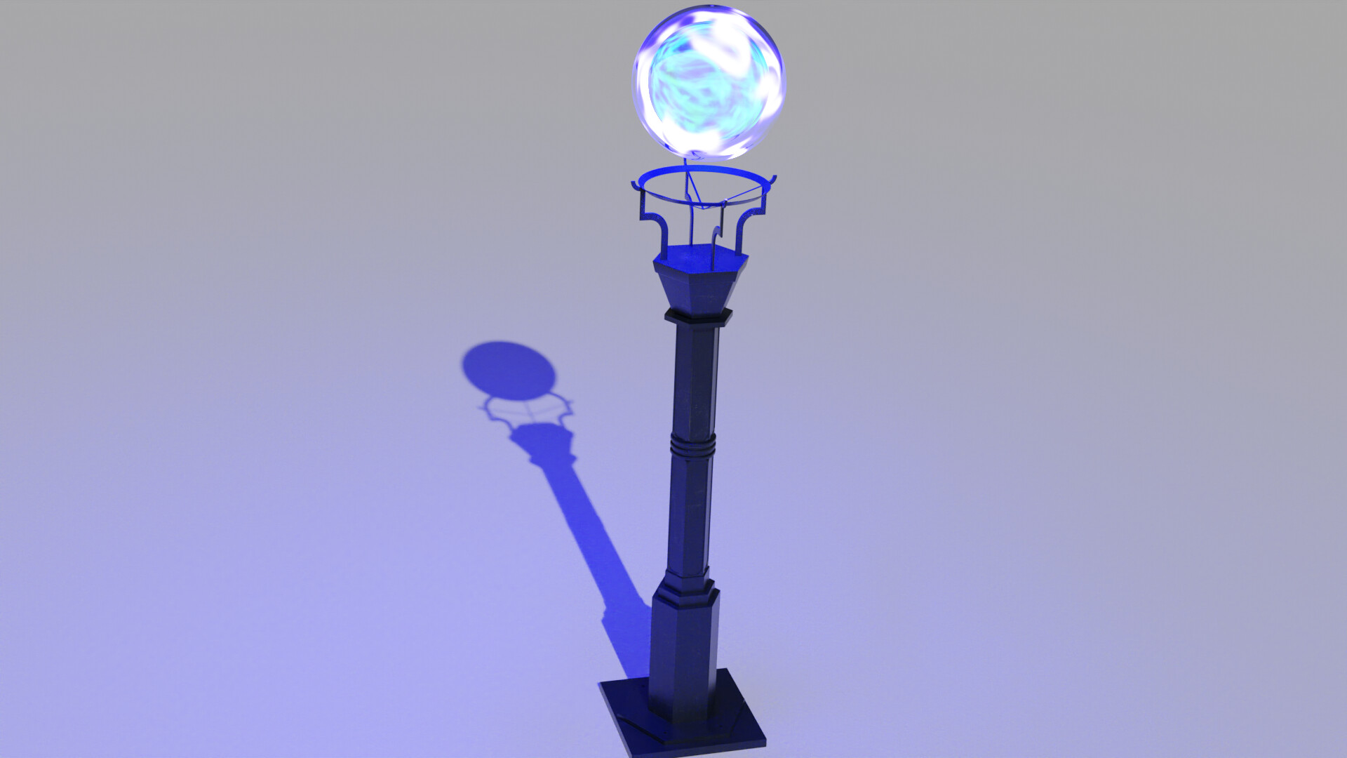 ArtStation - Textured Lamp Post