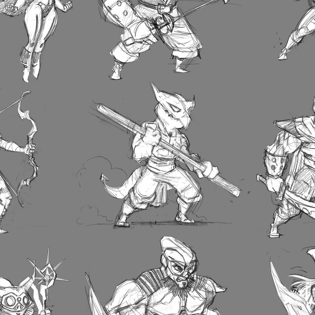 ArtStation - Cartoon quick sketches