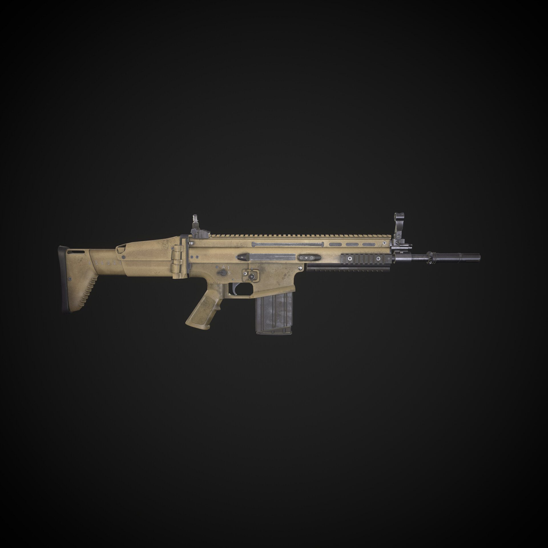 ArtStation - SCAR-H