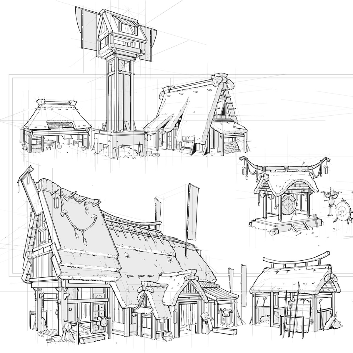 ArtStation - Foundation Sketching - Architectural Design Part 2: Design ...