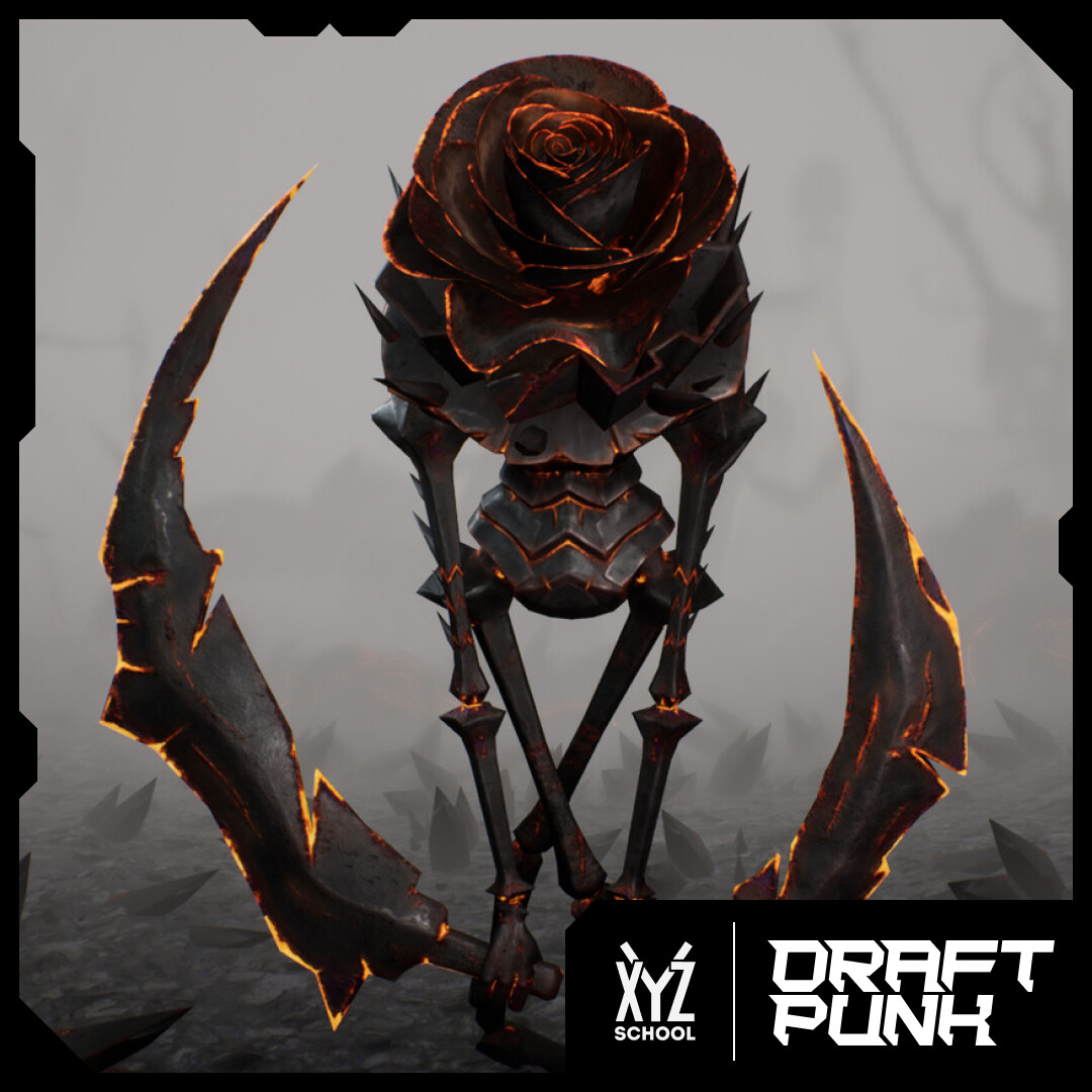 ArtStation - Rose Demon / Nikita Kurakin / XYZ school