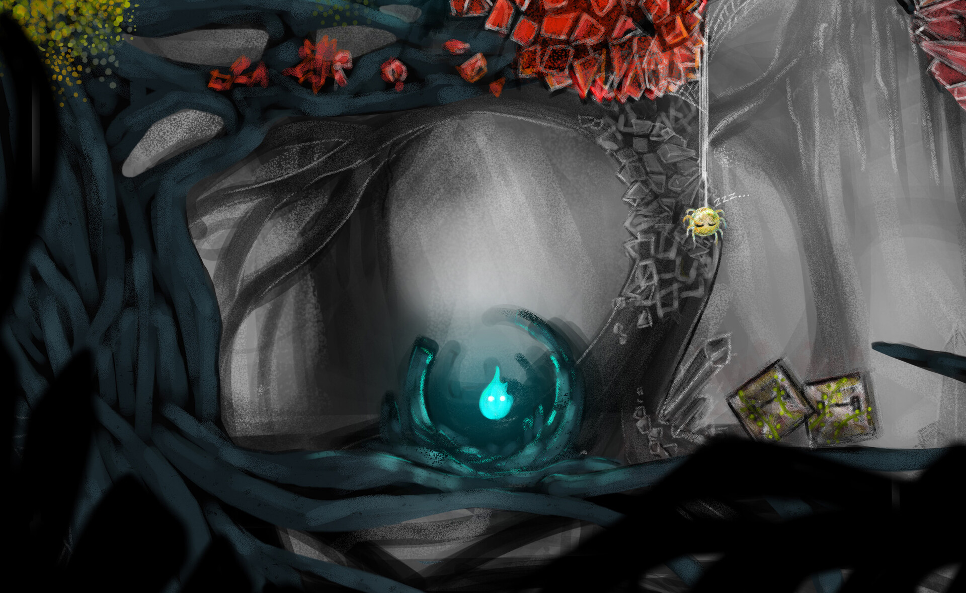 ArtStation - 2d level concept