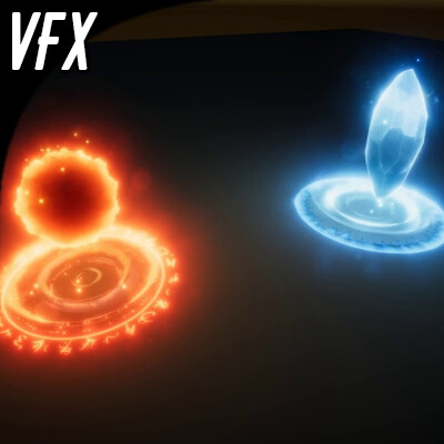 ArtStation - Magic Ice and Fire VFX on Unity