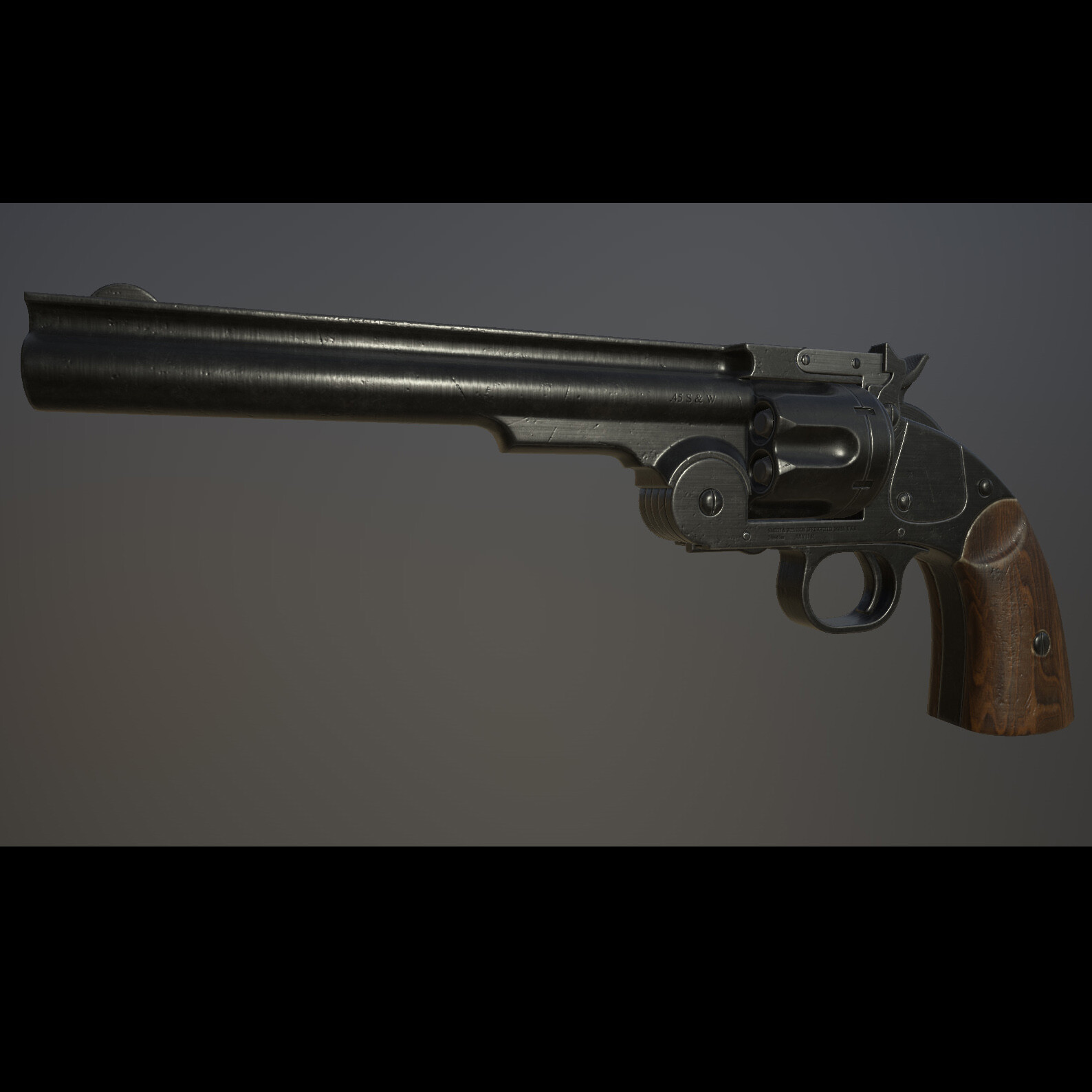 ArtStation - Schofield Revolver