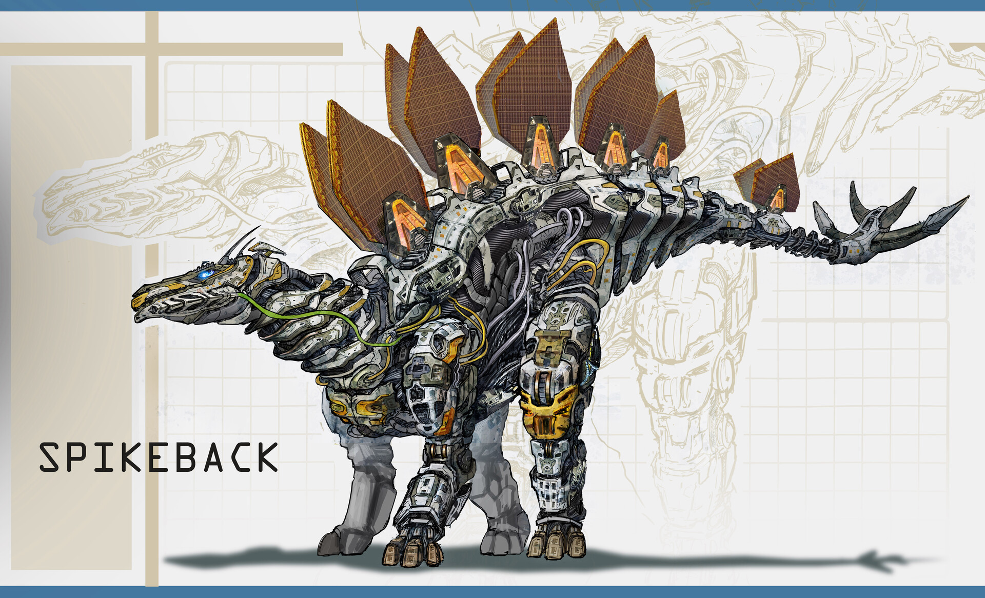 ArtStation - HZD inspired machine