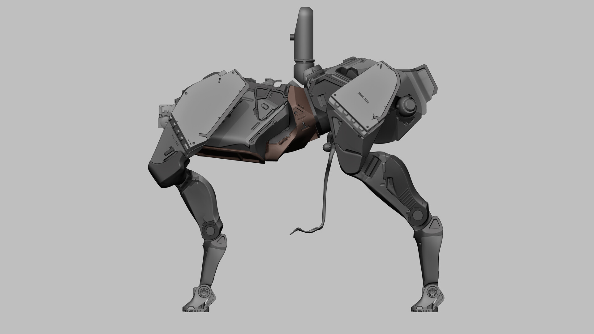 ArtStation - DOG WITH BALLS AND NOODLES WIP