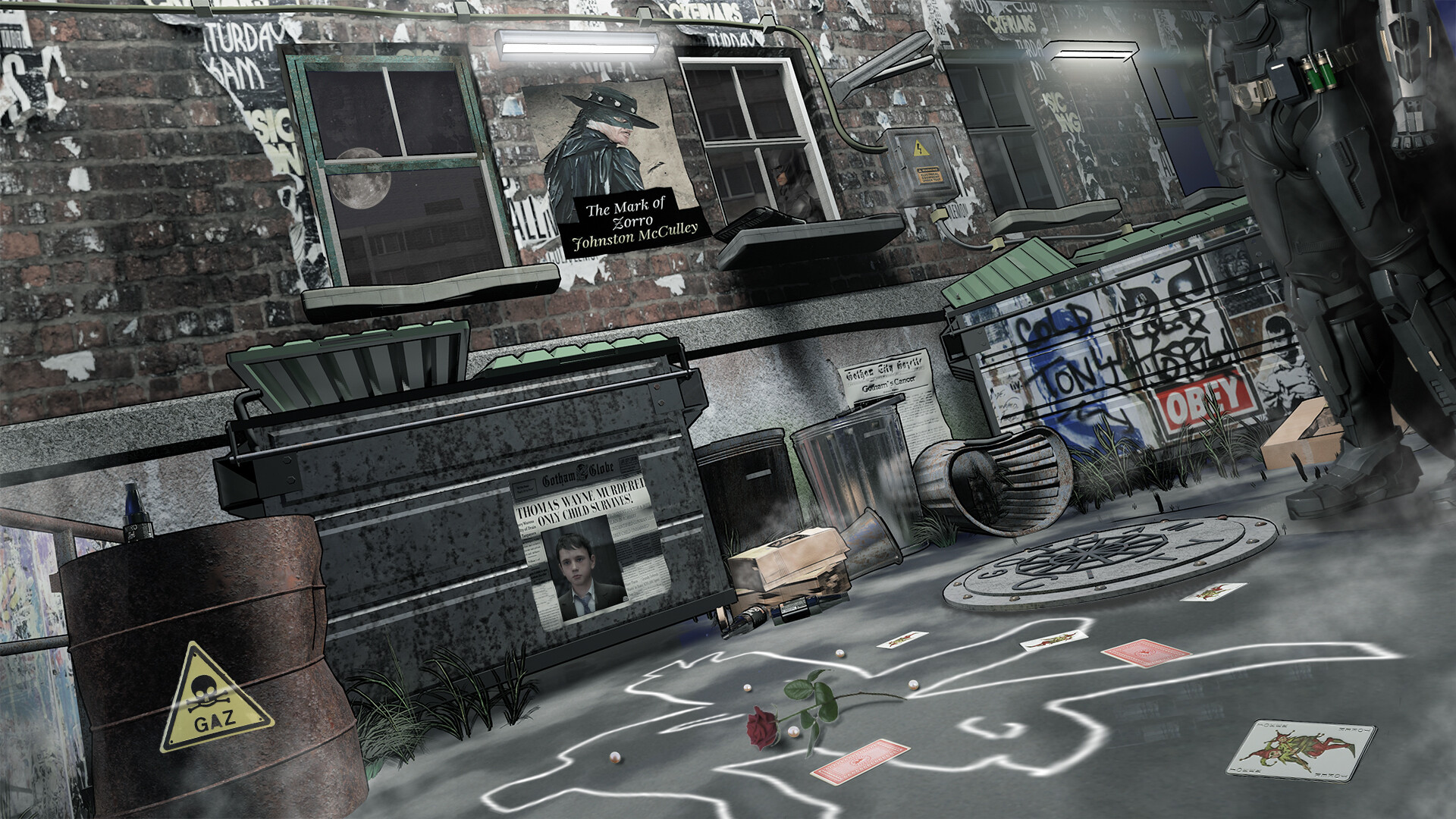 ArtStation - Crime Alley "Gotham City"