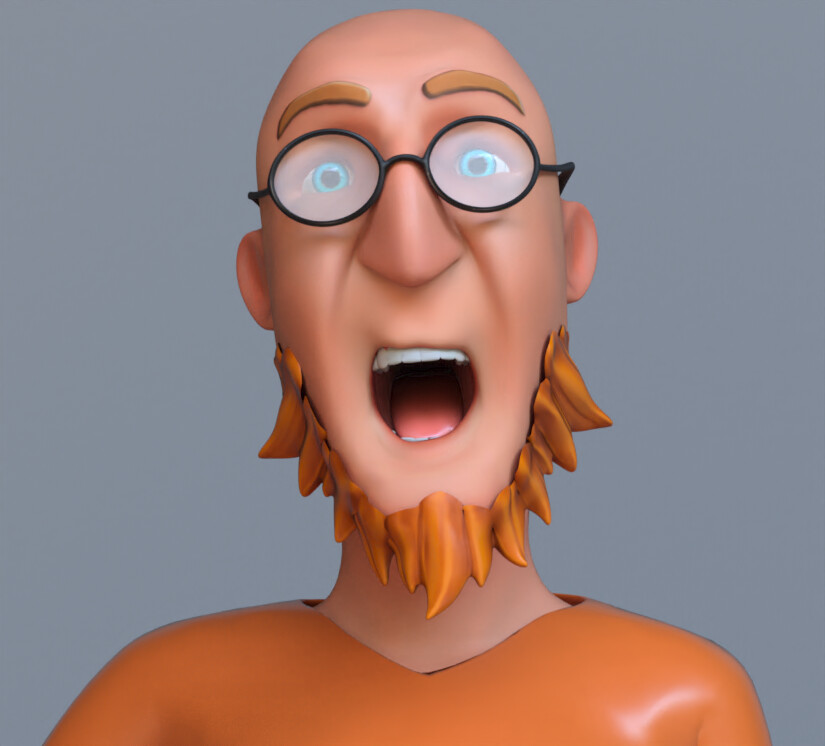 ArtStation - 3D Cartoon Character for Animation or video games rigged