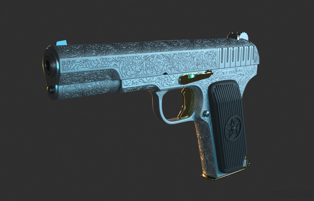 ArtStation - Tula Tokarev pistol