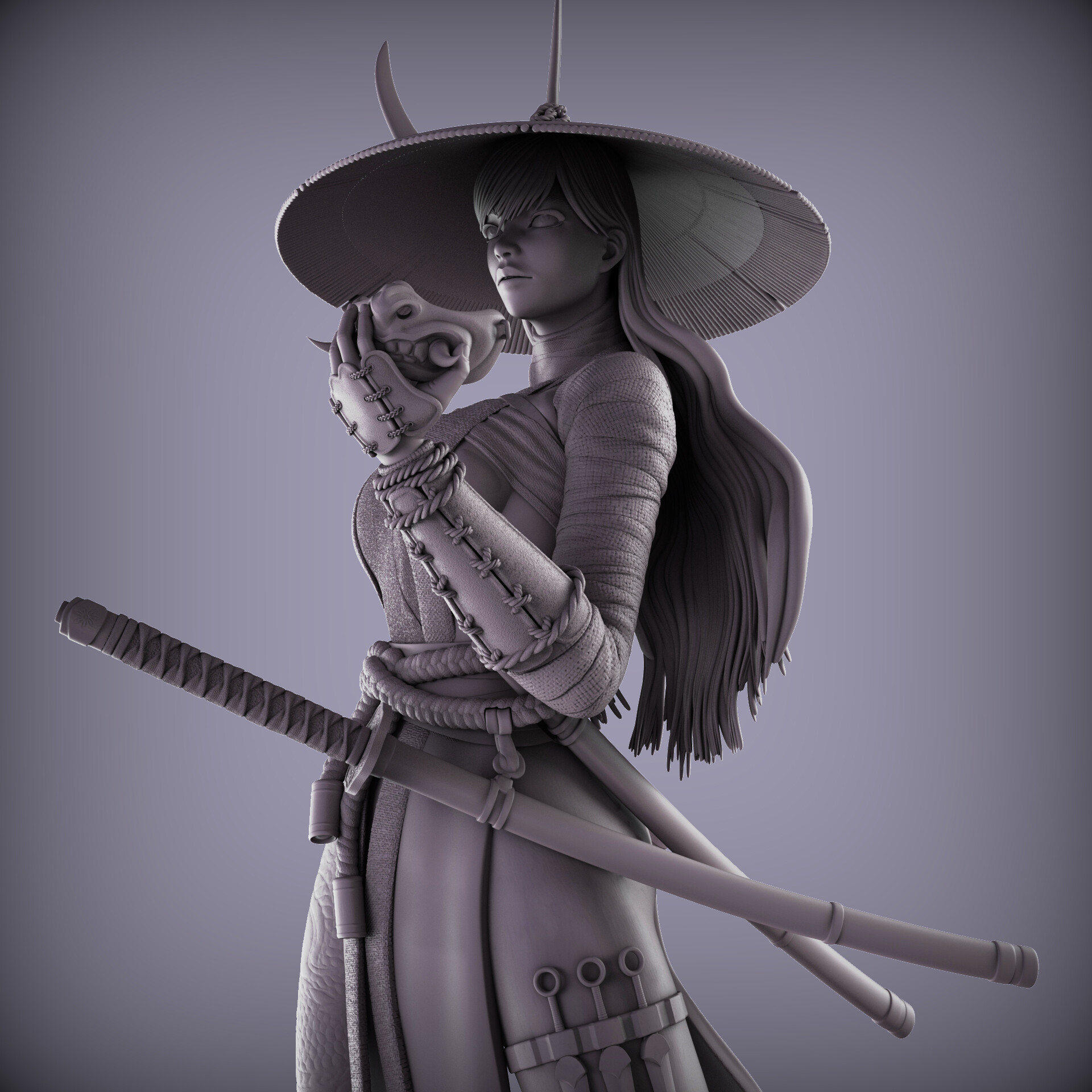 ArtStation - Samurai Woman