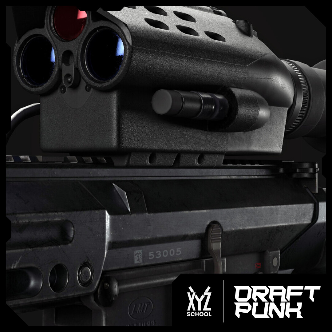ArtStation - Sniper rifle Tracking Point M900 / Aleksandra Corvus / XYZ ...