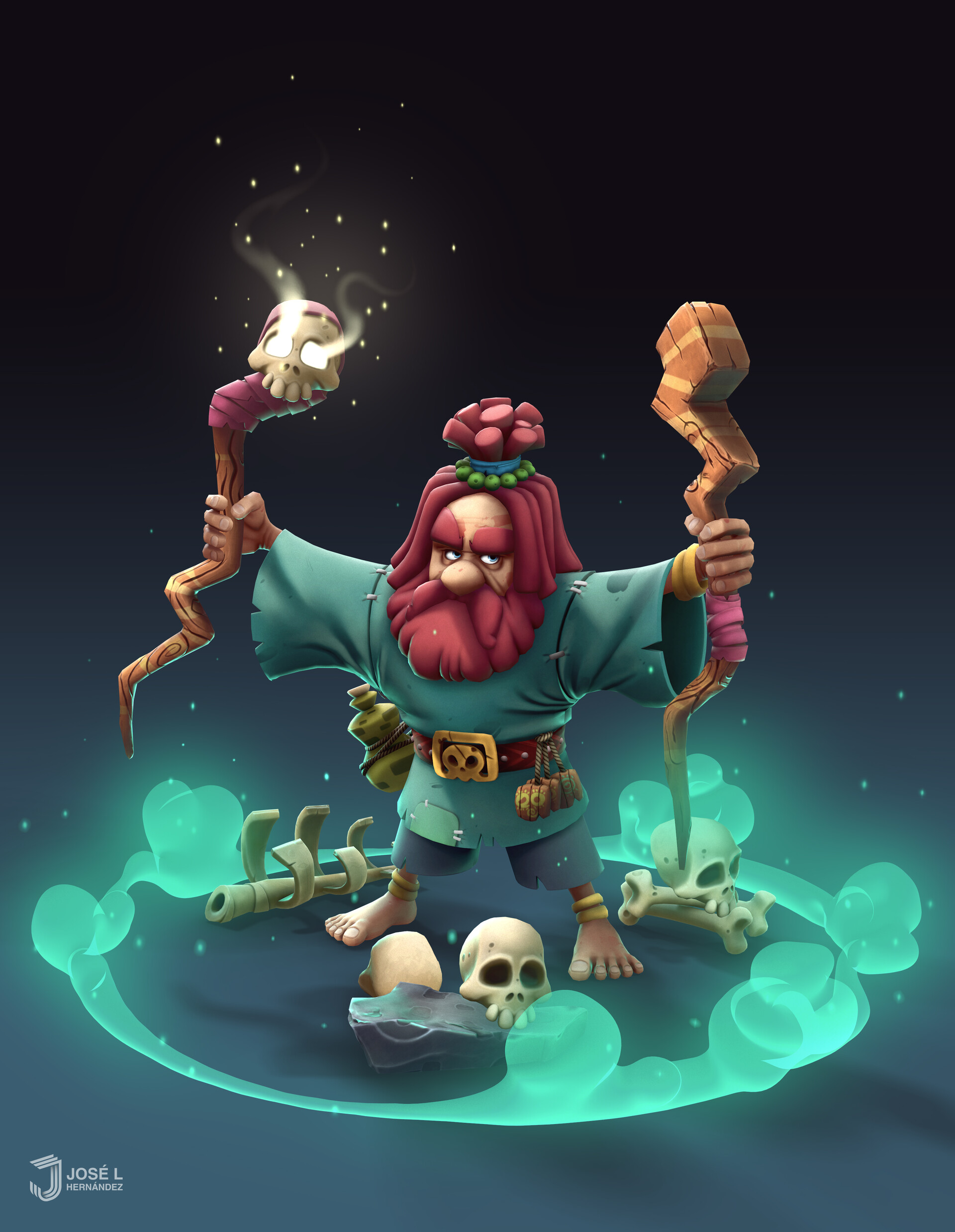 ArtStation - Magician - Stylized Character