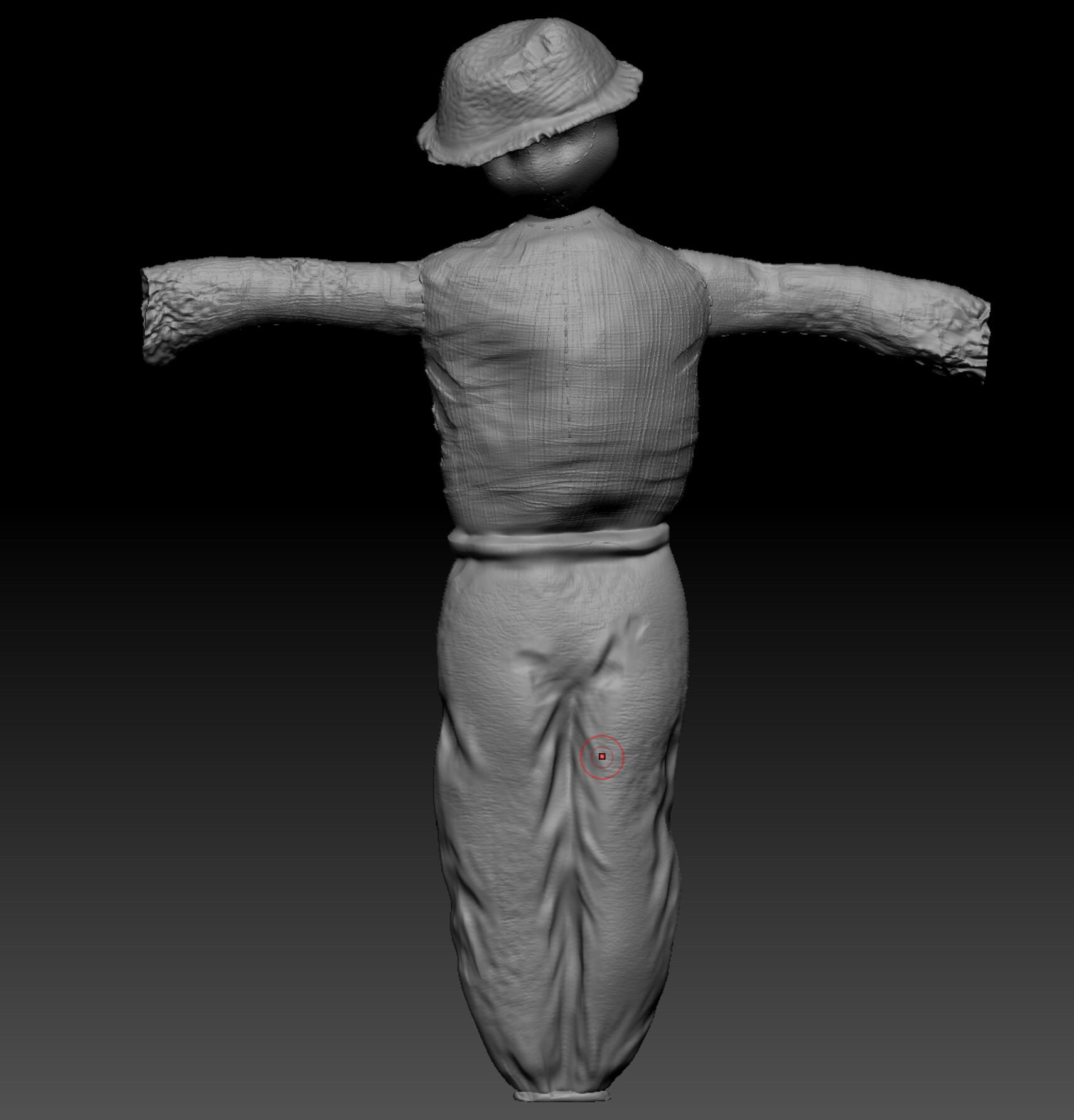 ArtStation - Scarecrow Prop - Texturing Process