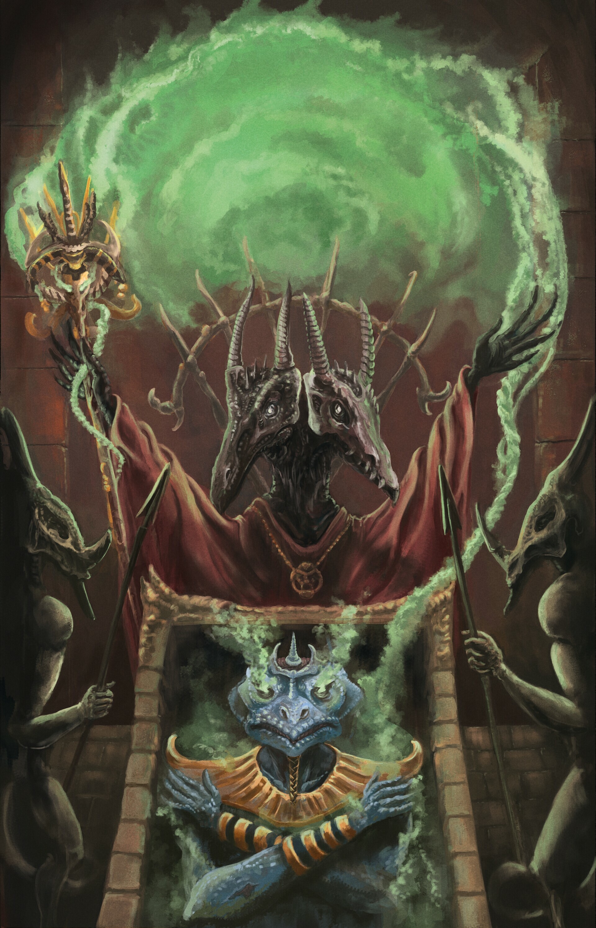 ArtStation - Return of the Lizard King - Fighting Fantasy Fanfiction ...