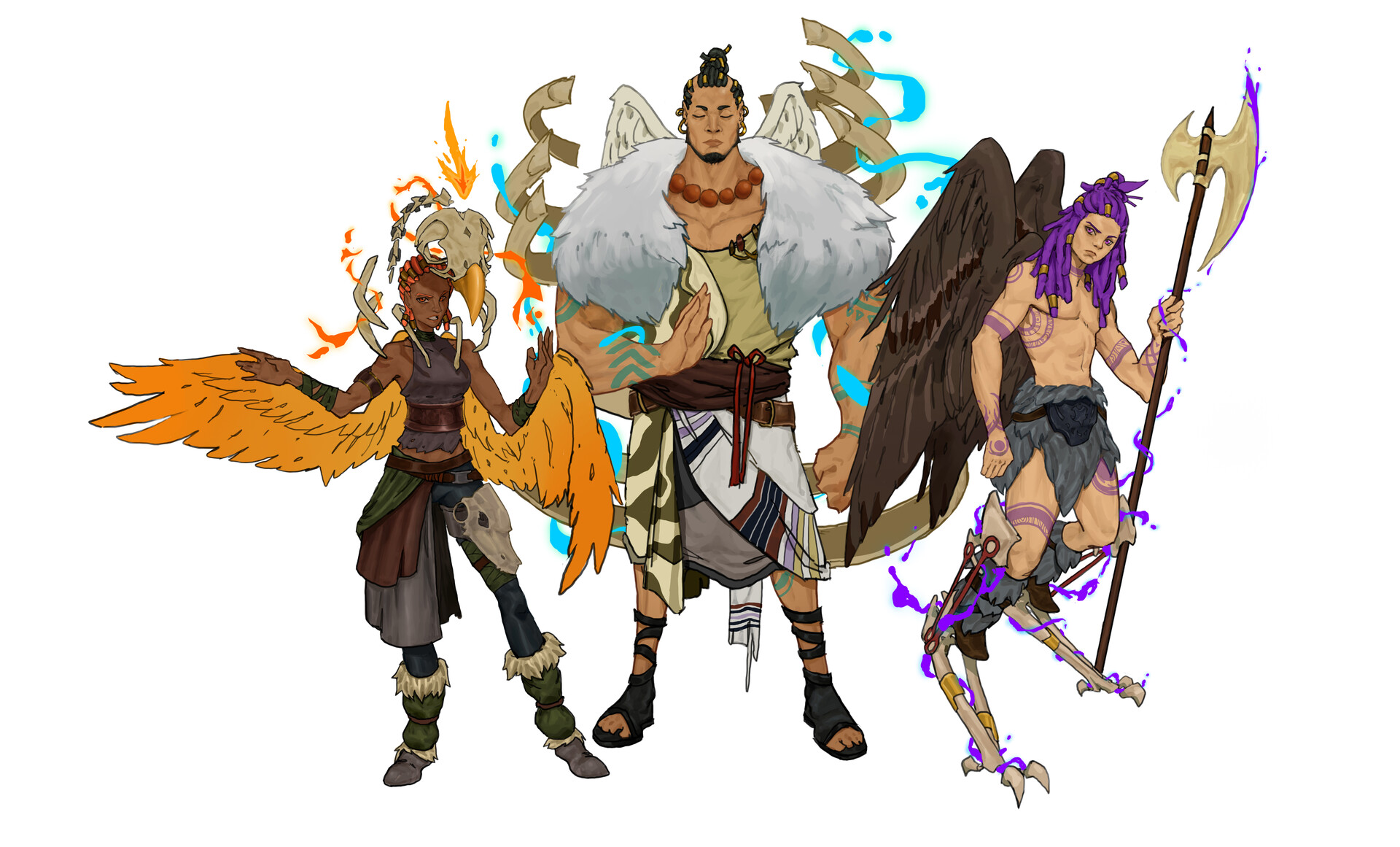 ArtStation - Winged Hunters Concept