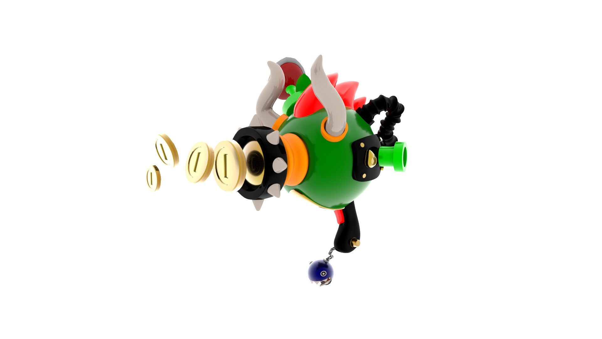 ArtStation - Bowser-Gun | AFM