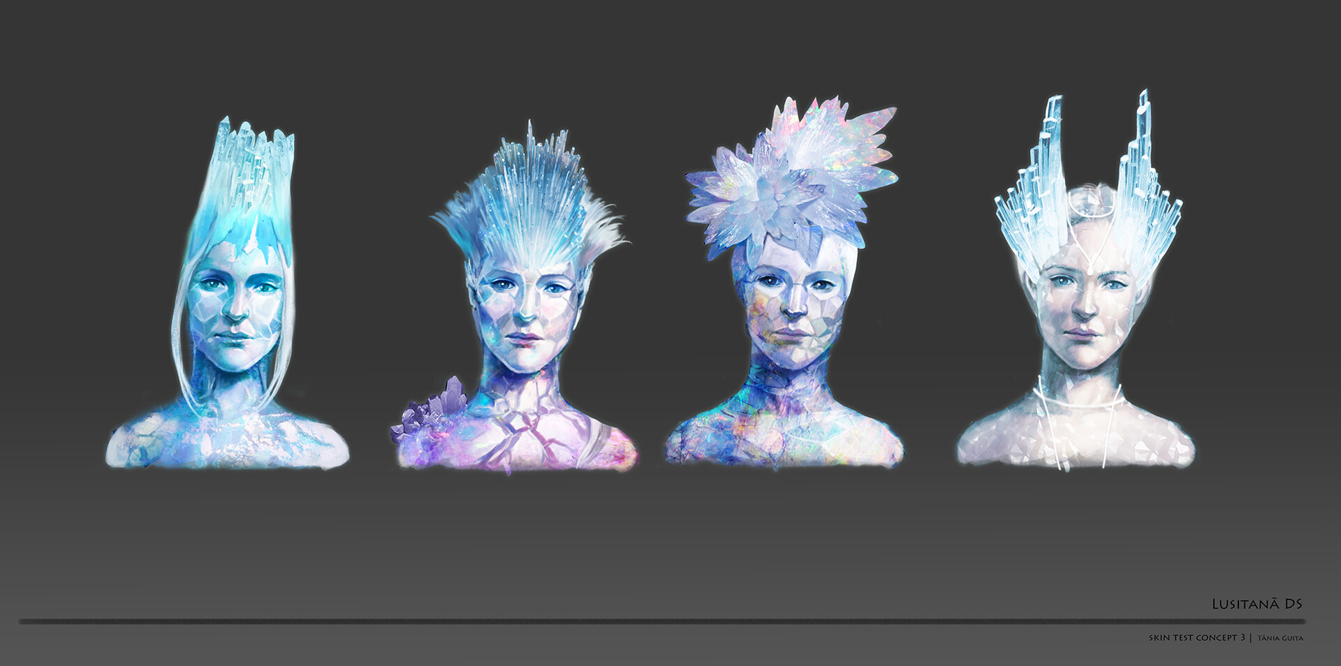ArtStation - Crystal Creatures - Concept studies
