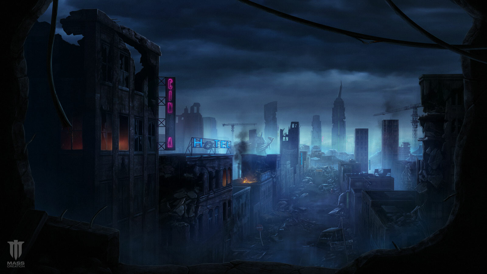 ArtStation - Postapo Street