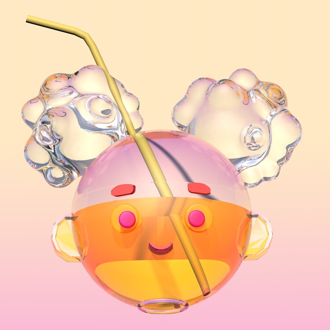 ArtStation - tobi lou and the juice cover art 3d model