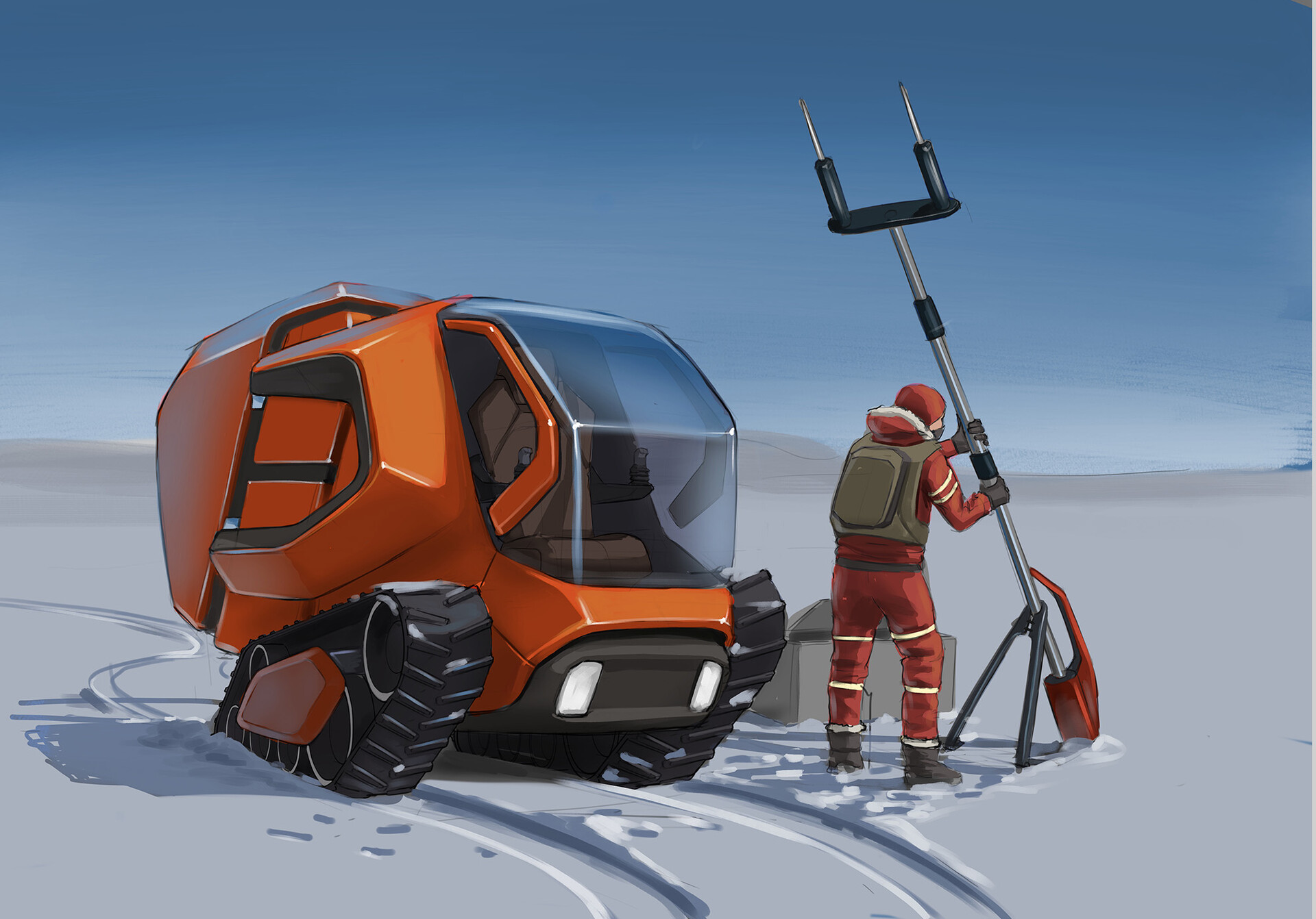 ArtStation - Small Arctic Research Vehicle