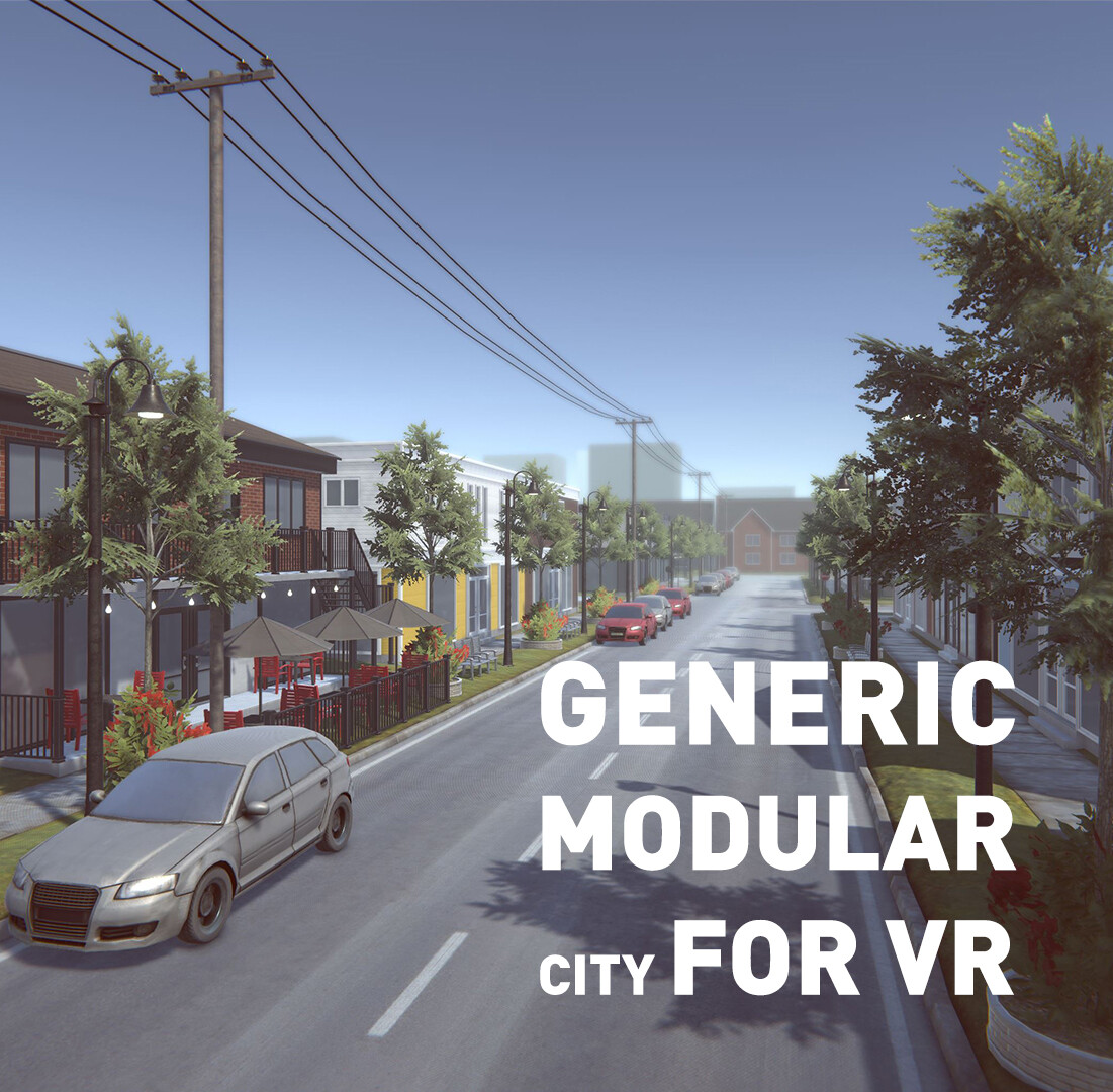 ArtStation - Modular Generic City for Virtual Reality (VR)