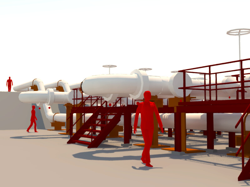 ArtStation - MANIFOLD AREA MARITIME TERMINAL [Professional Exercise]