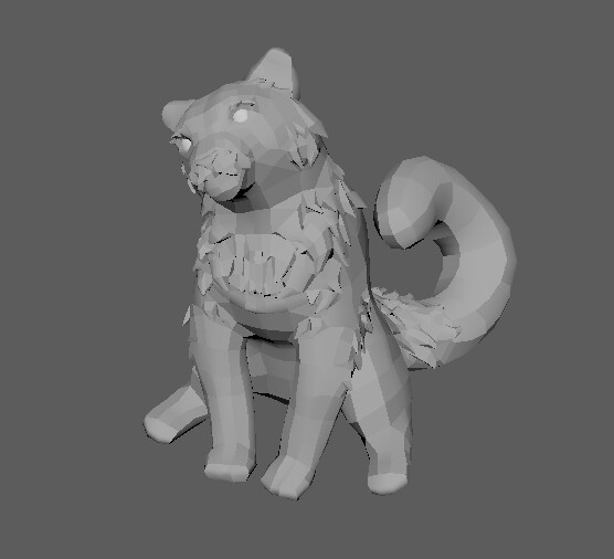 ArtStation - snow leopard rig