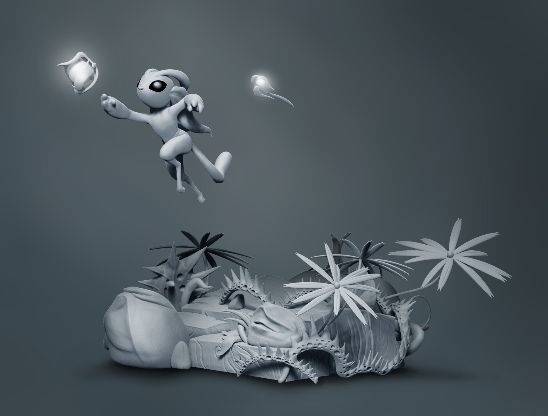 ArtStation - Jumping Ori - FanArt