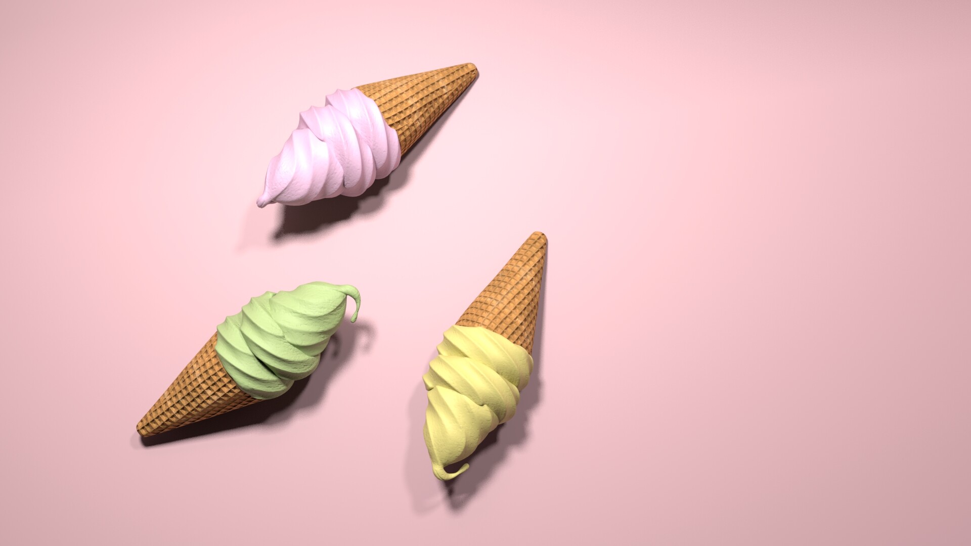 ArtStation - Realistic Ice cream Model