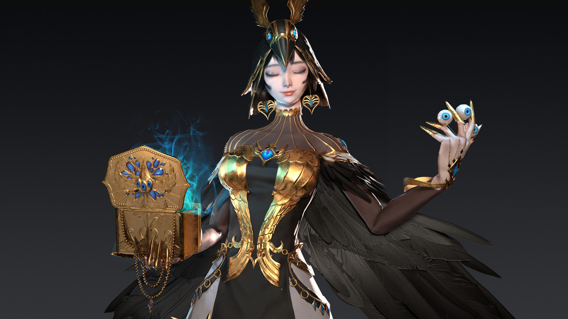 ArtStation - Crow Summoner - Real Time