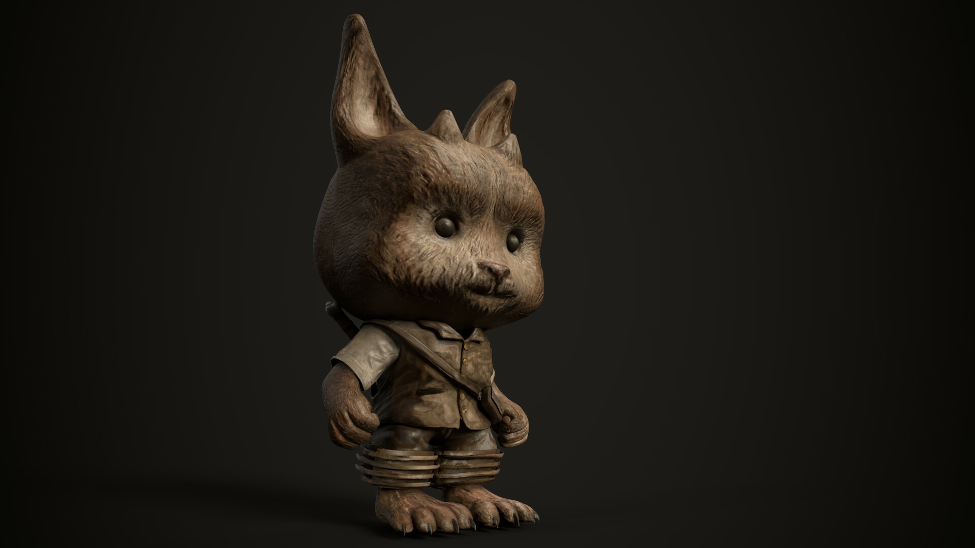 ArtStation - "Rufus" Fanart, Funko Pop Style Asset Creation