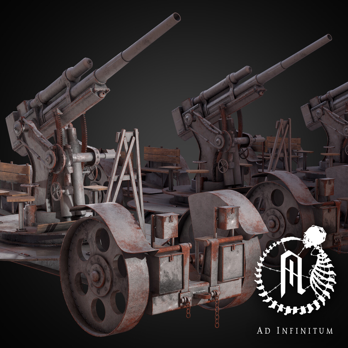 ArtStation - German WW1 Flak