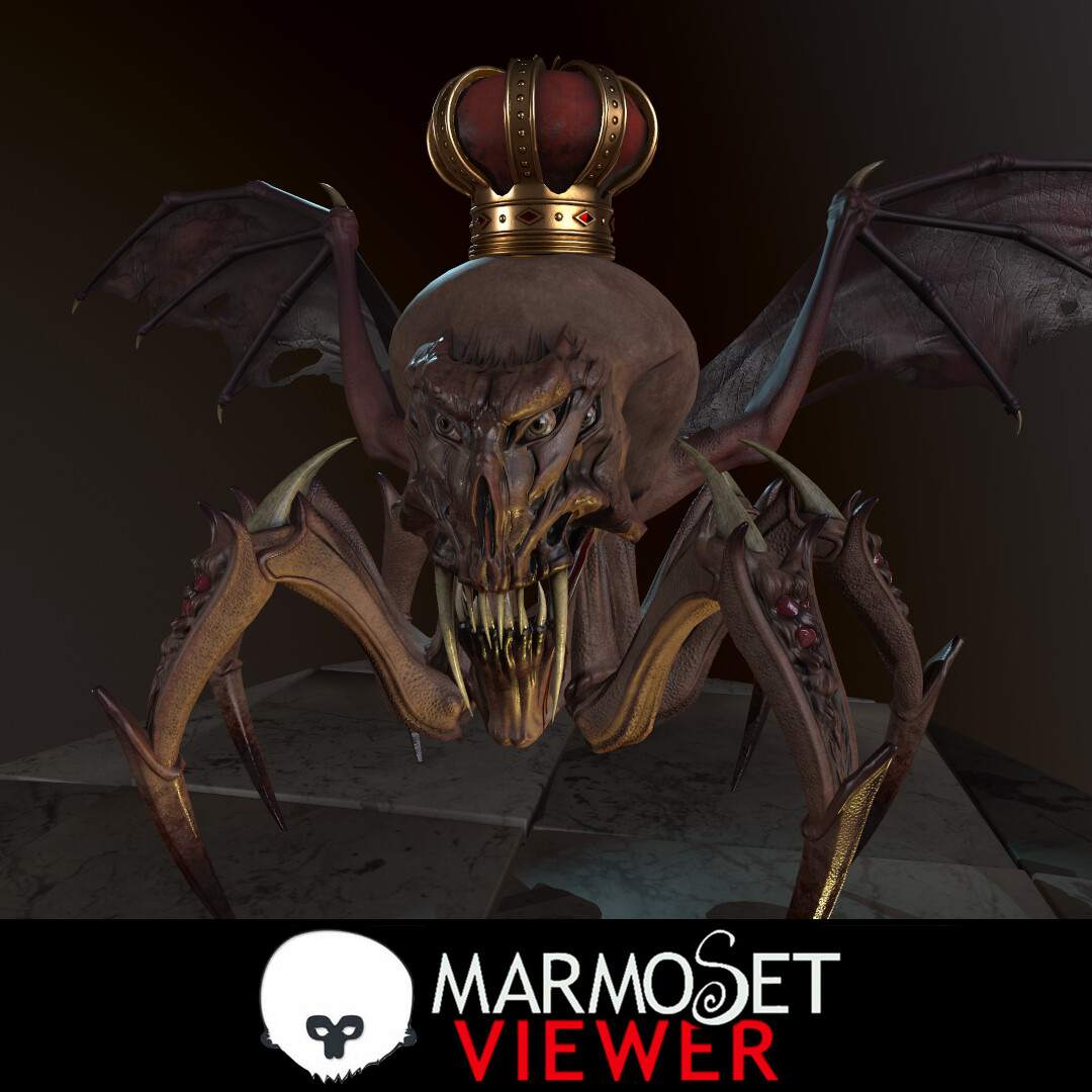ArtStation - The King of the Dungeon (game-ready 3D character)