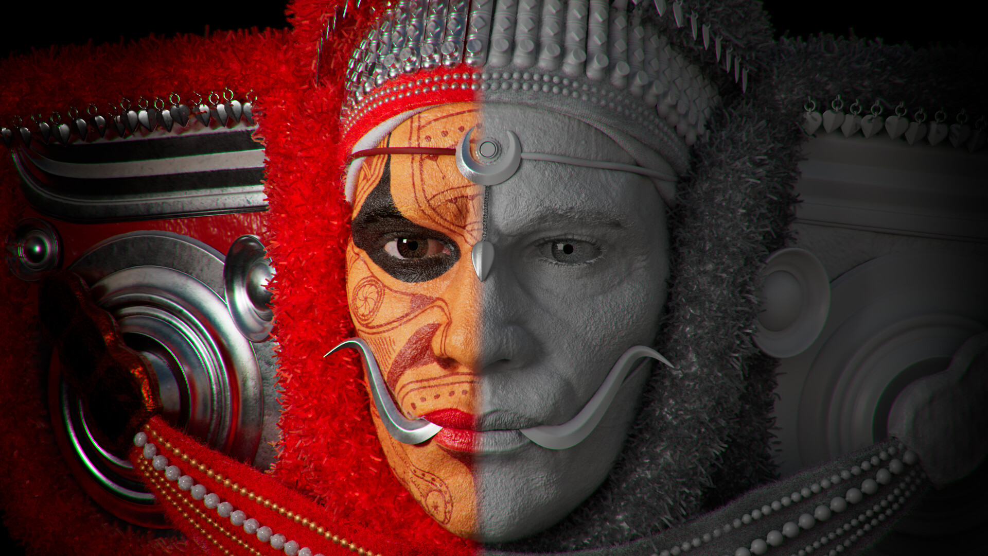 ArtStation - Making of Theyyam : Dance of the Gods