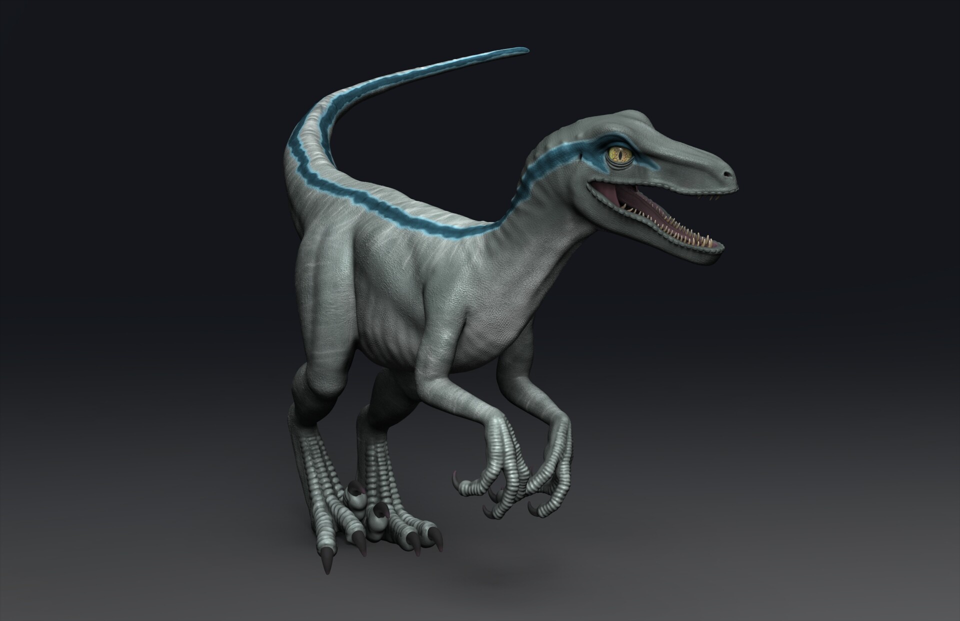 ArtStation - Blue Raptor