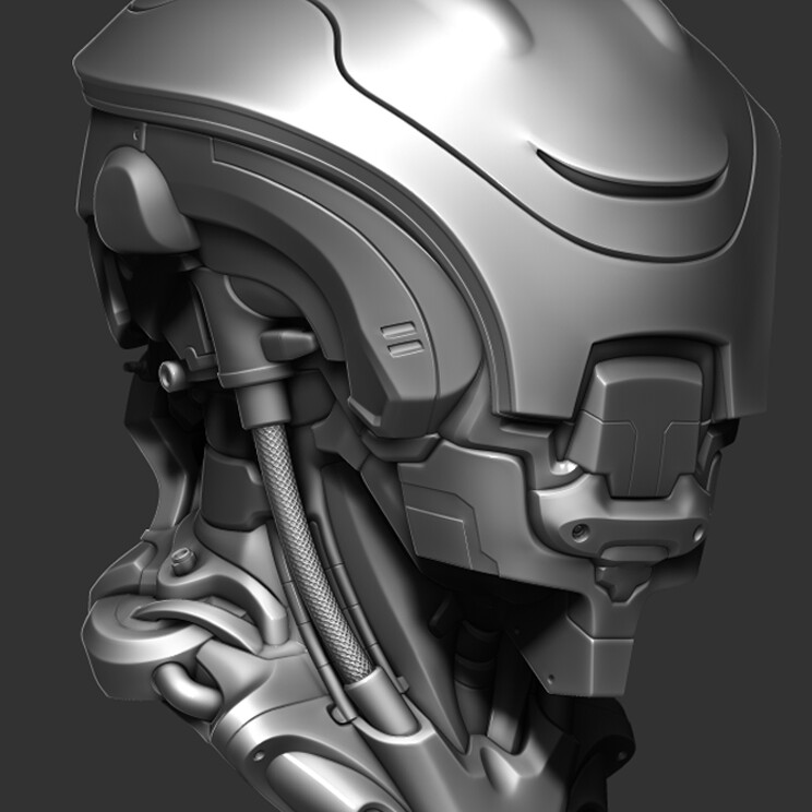 ArtStation - Cyborg Helm