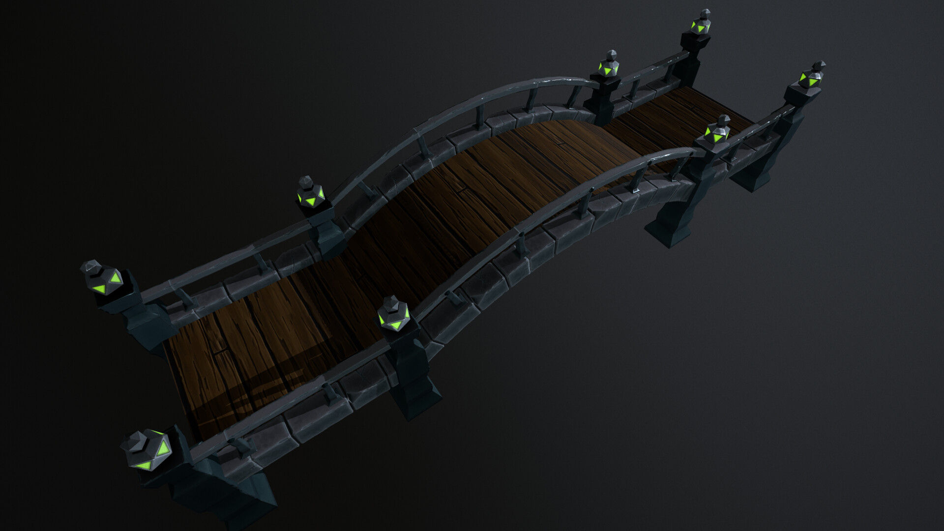 ArtStation - Stylized Bridge