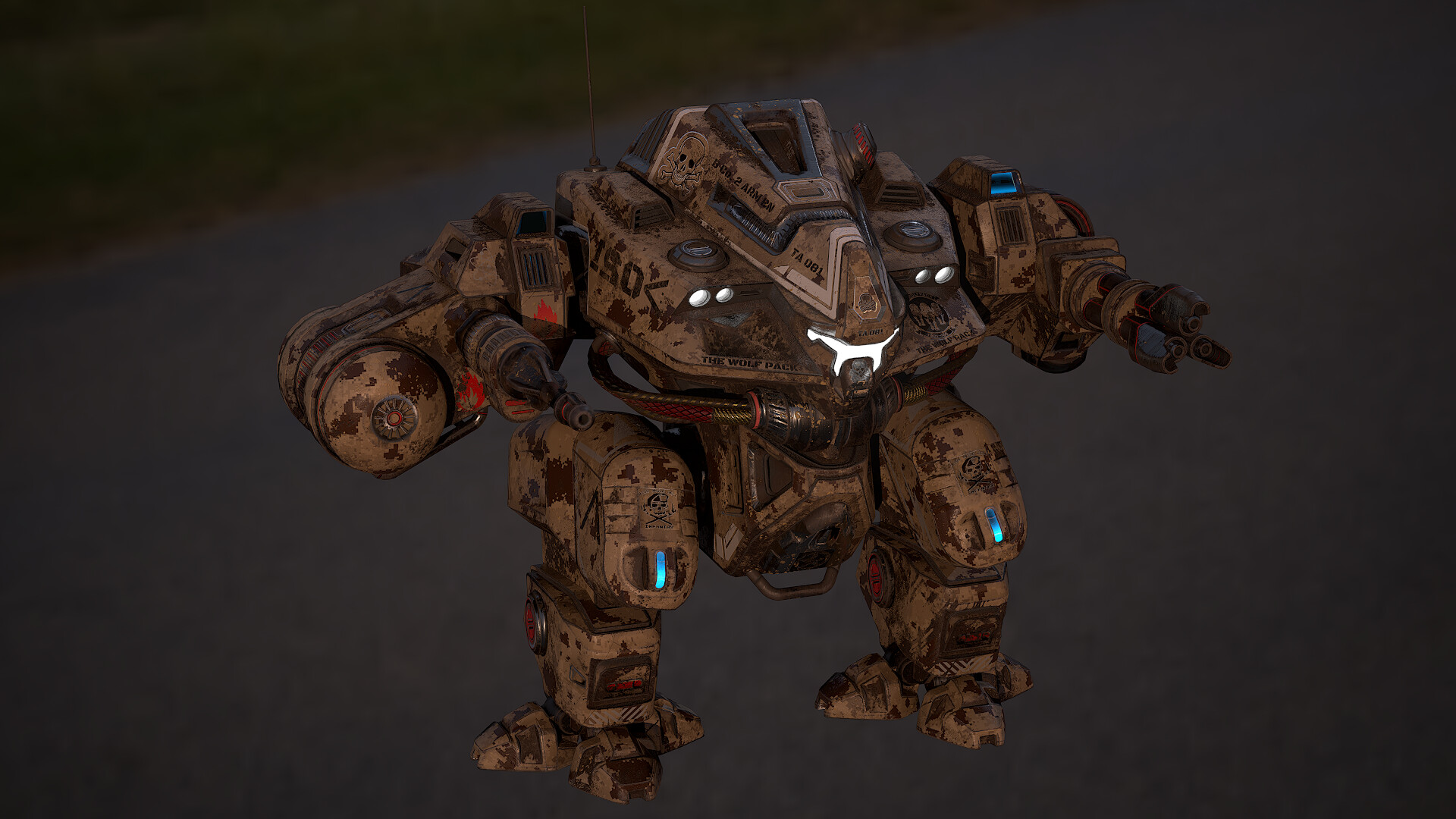 ArtStation - Desert Storm Mech