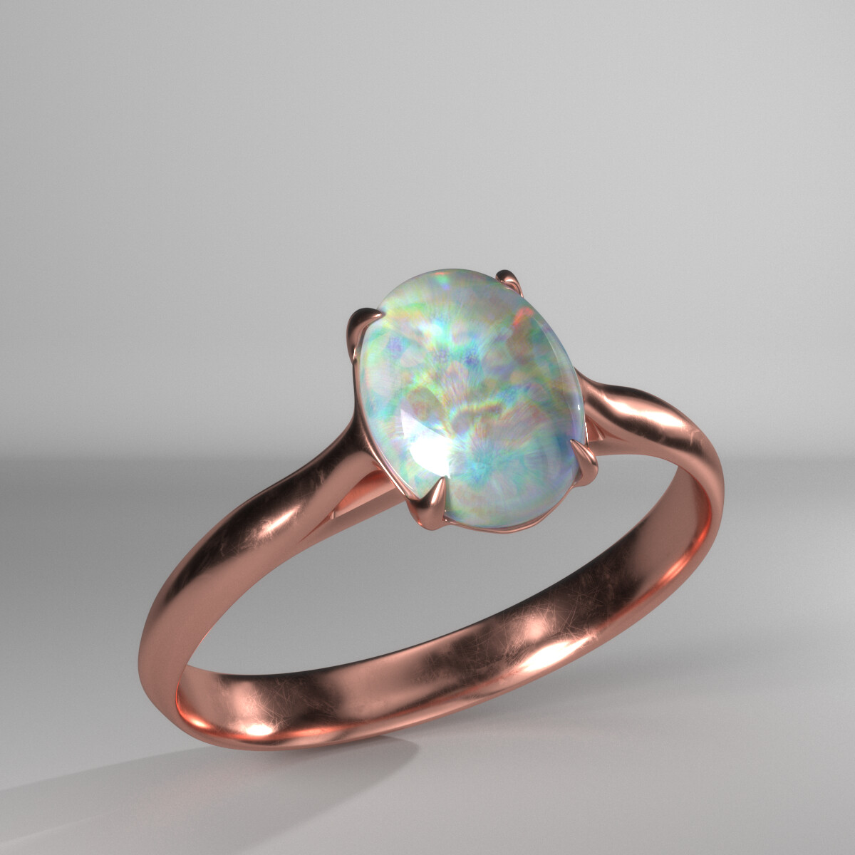 ArtStation - Opal Ring