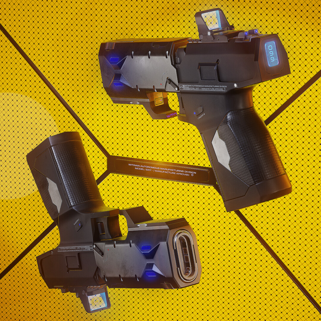 ArtStation - Energy HandGun