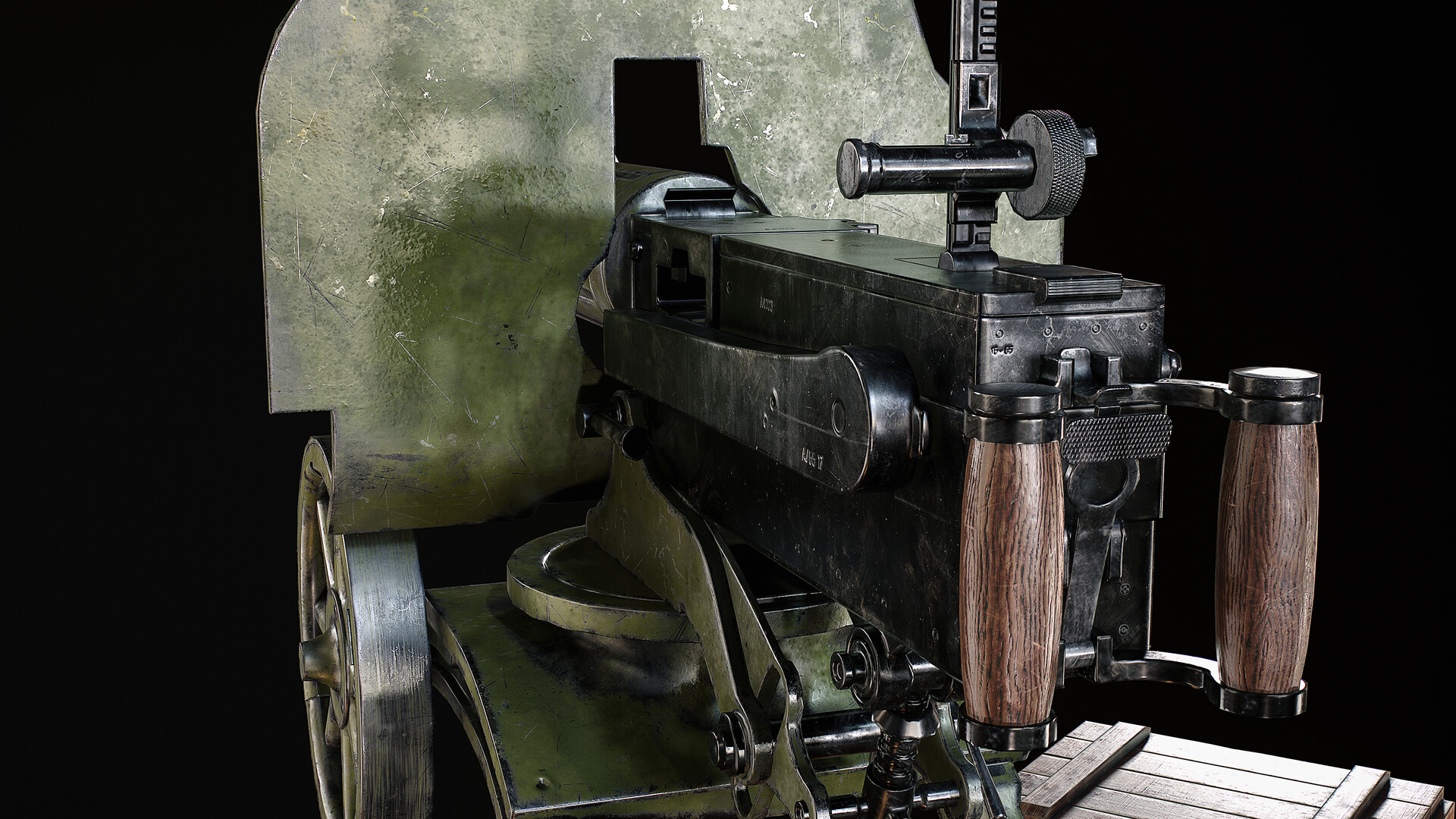 ArtStation - Maxim Machine Gun