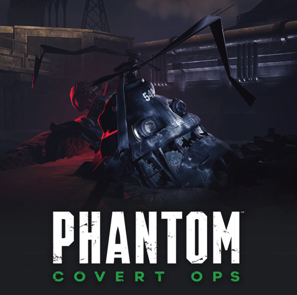 ArtStation - Helicopter Crash - Phantom Covert Ops