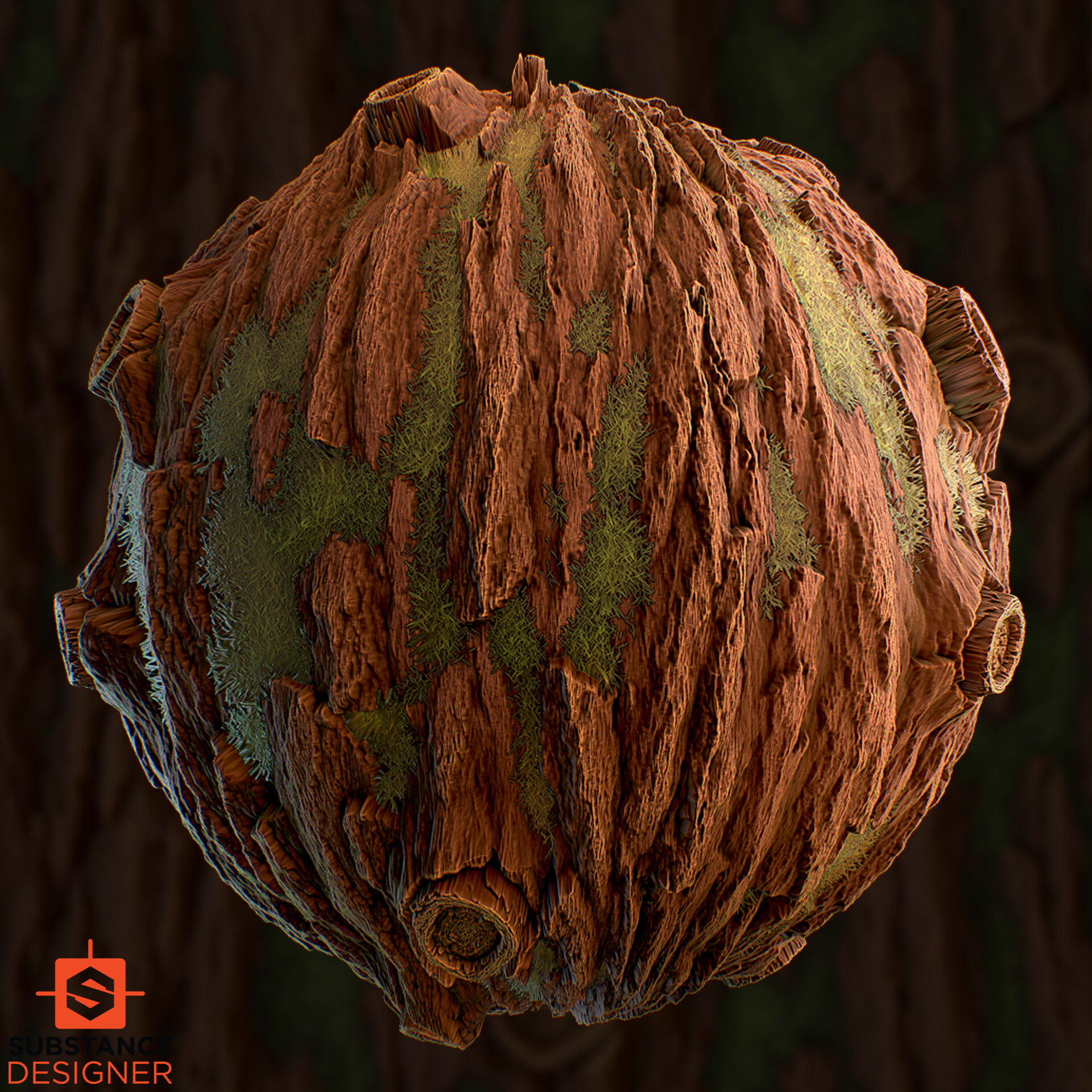 ArtStation - Stylized Bark