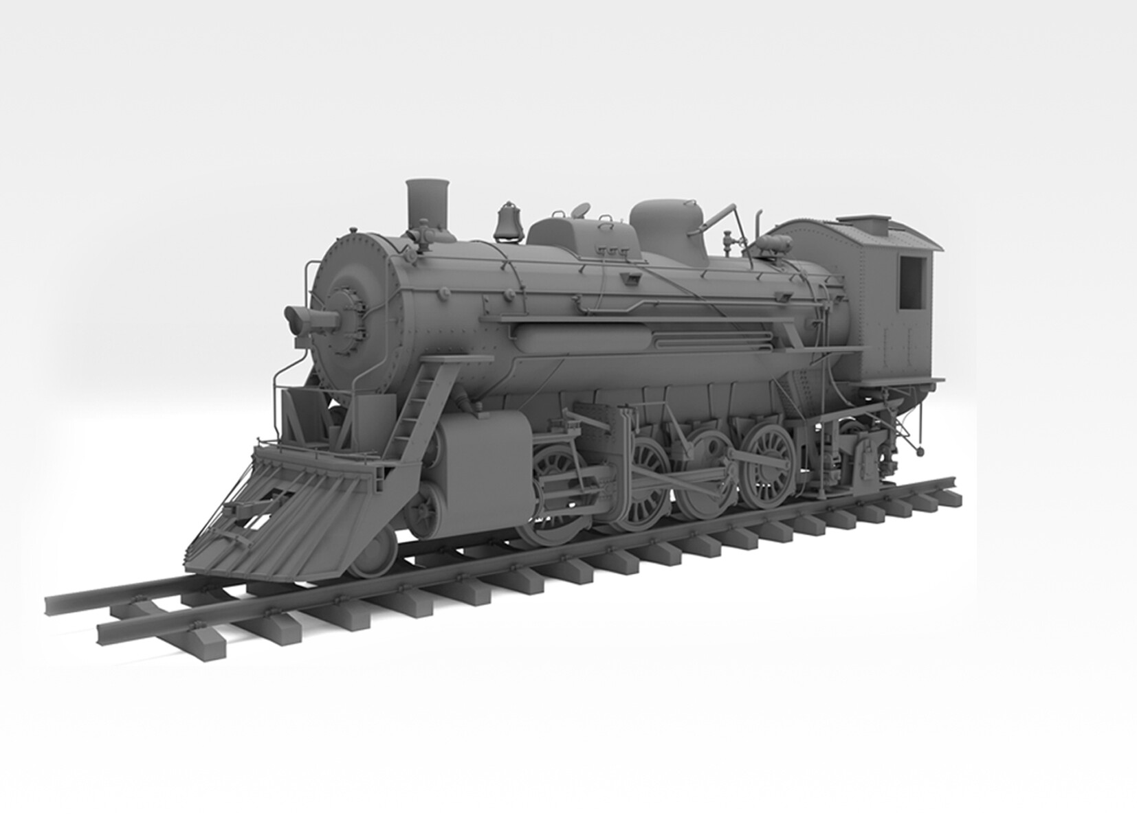 ArtStation - Steam Train Engine