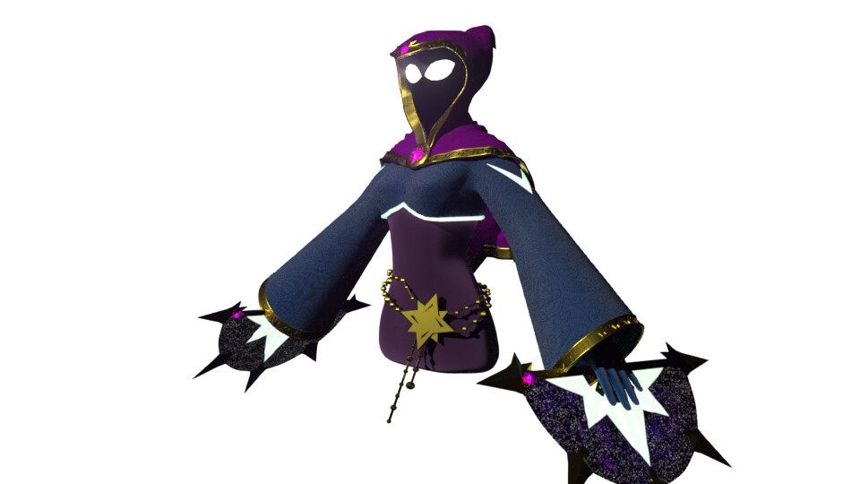 ArtStation - Star Strike fan animation model and textured