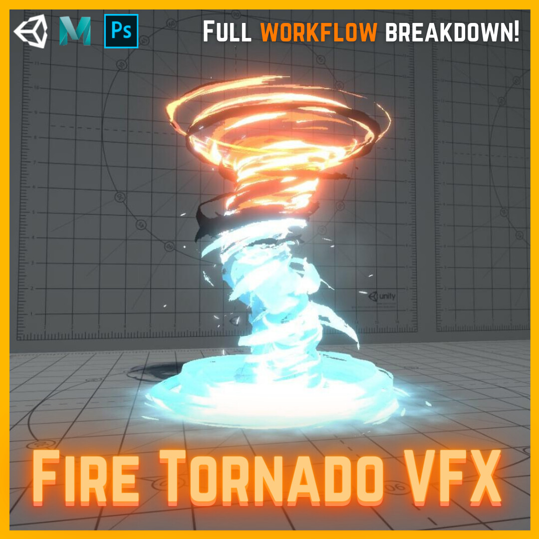 ArtStation - [TUTORIAL] Unity VFX Graph - Magic Fire and Ice Tornado