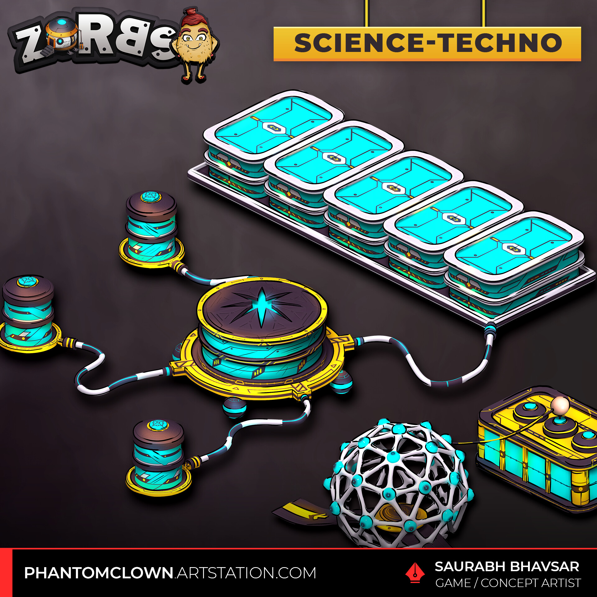 ArtStation - Science-Techno Pack Assets