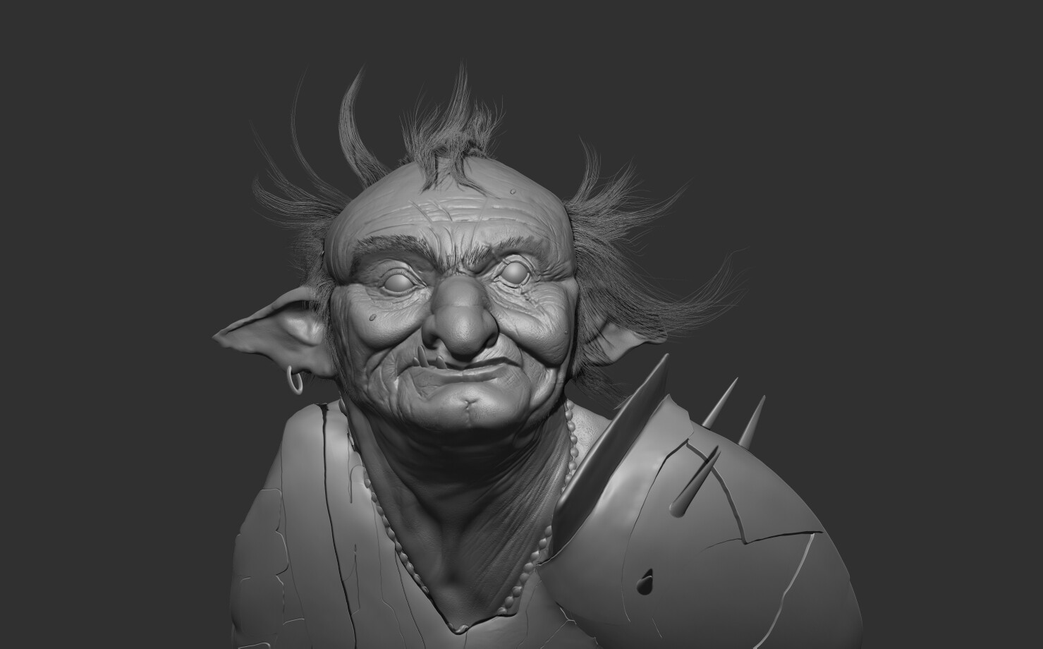 ArtStation - Old man creature.... Work in progress.....