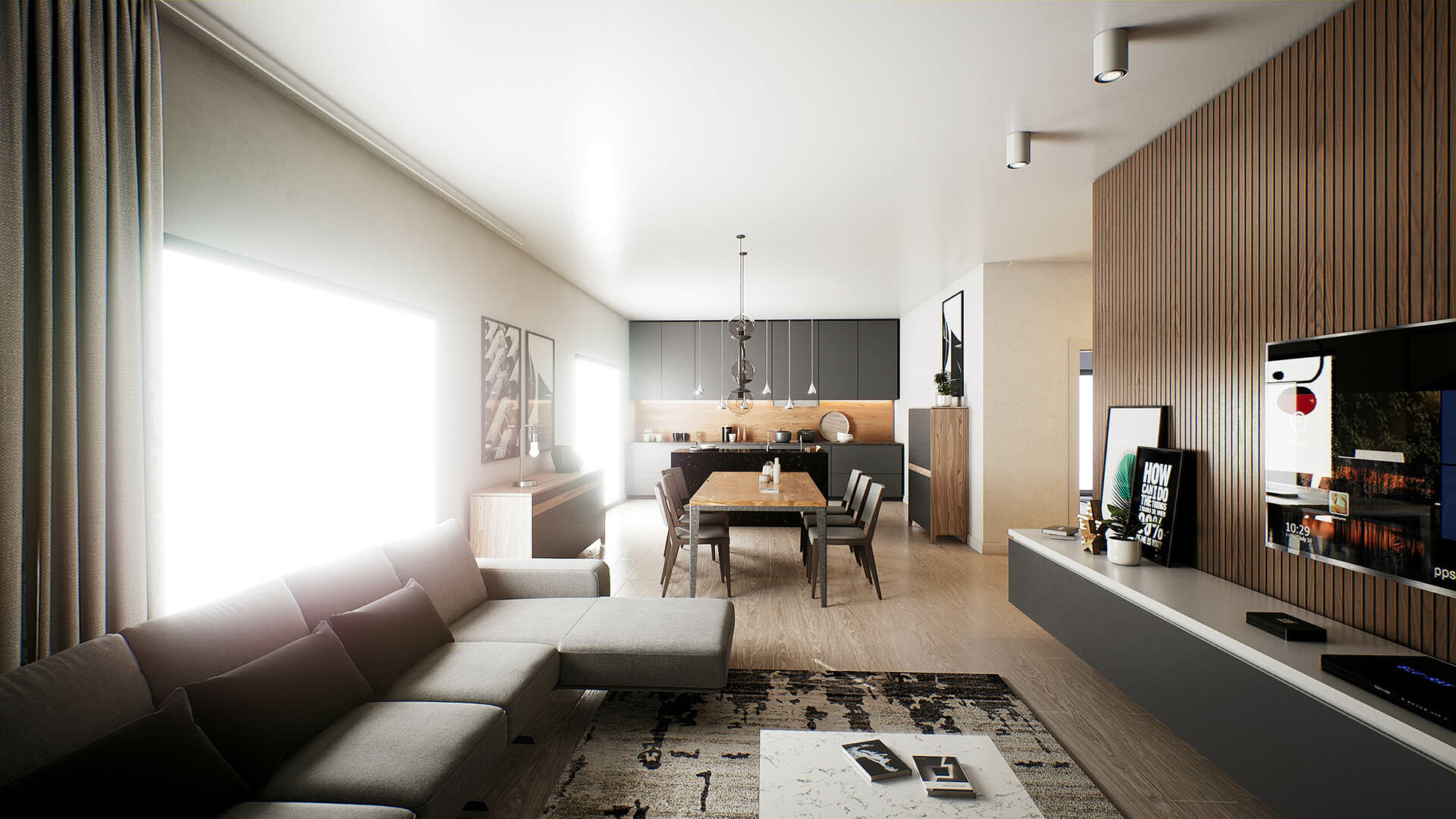 ArtStation - Modular interior with equipment.