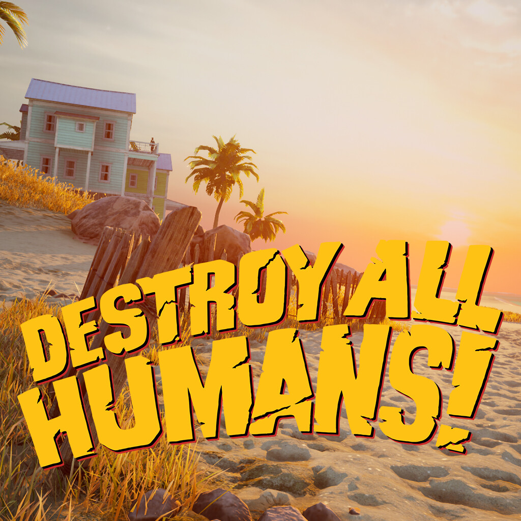 ArtStation - Destroy All Humans Foliage and Props